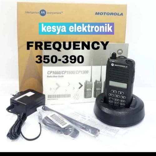 Jual HT MOTOROLA CP 1660 UHF 350-390 WALKIE TALKIE RADIO KOMUNIKASI 2 ...