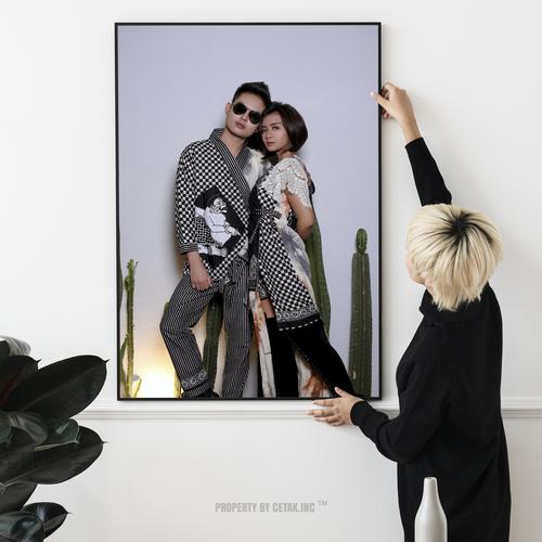 Promo Cetak foto bingkai blok minimalis 20RP 50x70 cm - Putih - Kota ...