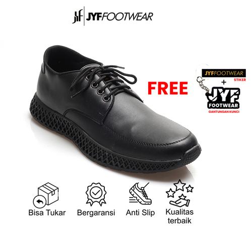 Promo JYF - Win Black Sepatu Pantofel Formal Pria Formal Casual Kulit ...