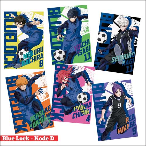 Jual Poster A4 Anime Blue Lock- Karakter Bachira Isagi Nagi Chigiri ...