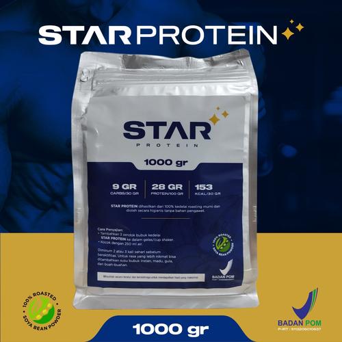 Jual Whey Protein Star Susu Bubuk Kedelai Murni 1000 Gram - Kab ...