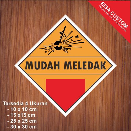 Jual STICKER SAFETY SIGN RAMBUlIMBAH B3, LABEL TANDA SIMBOL LIMBAH B3 ...