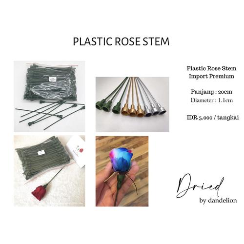 Jual PLASTIC ROSE STEM / BATANG MAWAR PLASTIC UNTUK PRESERVED ROSE ECER ...