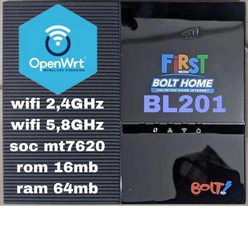 Jual openwrt bl201 bolt router wifi 5.8GHz 2.4GHz , loadbalance ...