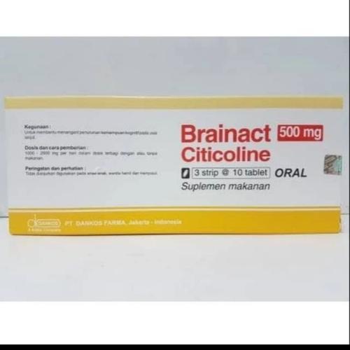 Jual BRAINACT citicoline 500 mg box isi 30 kapsul - Jakarta Pusat ...