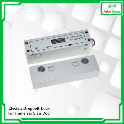 Jual Drop Bolt Lock Frameless Glass Door Dropbolt Access Control - Kota ...