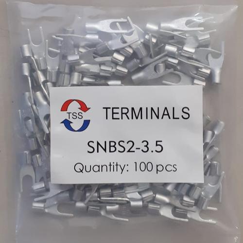 Jual Kabel Skun Y 2.5mm M3.5/Cable Lugs/Skum Garpu SNBS 2 - 3.5 Polos ...