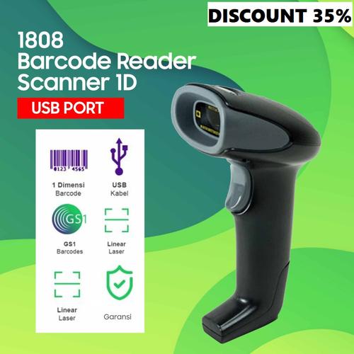 Jual BARCODE SCANNER LASER 1D AUTOSCAN - USB 1205 [BARCODE SCANNER GUN ...