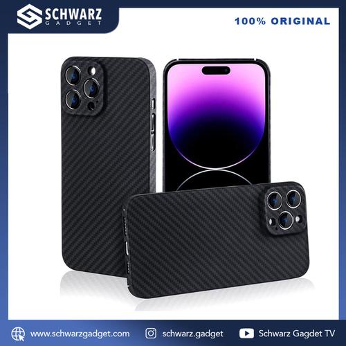 Jual Aramid Carbon Fiber Case iPhone 14 Pro Max Plus Full Slim Hard ...