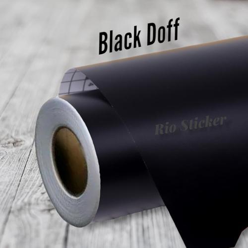 Jual sticker skotlet hitam doff 1 roll - Hitam Doff, 15 Meter x 45cm ...
