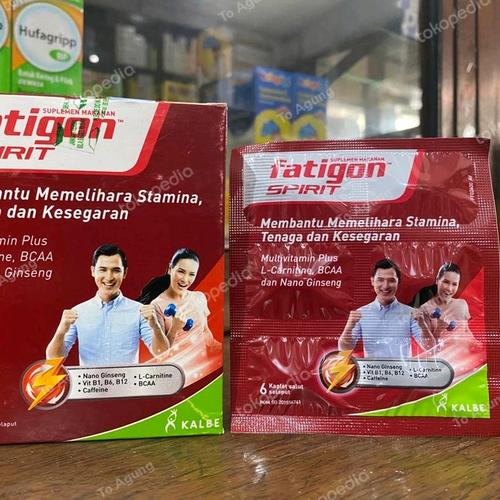 Jual Fatigon Spirit (1 strip isi 6 Kaplet). Memelihara Stamina & Tenaga ...