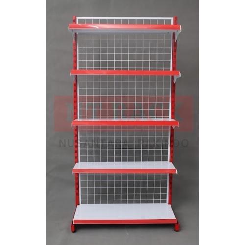 Promo TERMURAH FEE ONGKIR Rak Toko Minimarket Gondola Single Ekonomis ...