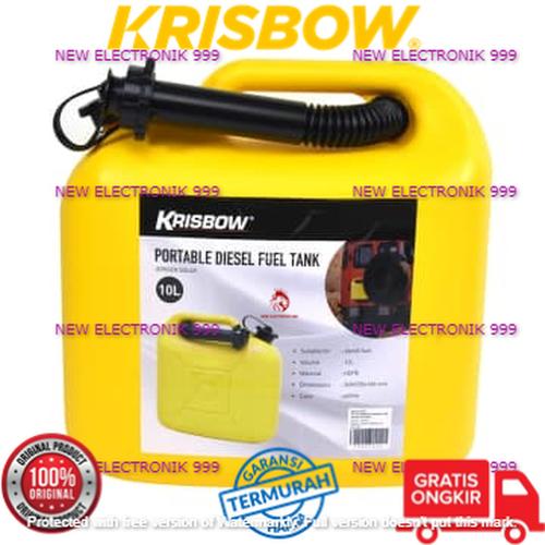 Jual Krisbow Jerigen Plastik 10 Ltr TANK PLASTIC 10L Jerigen Serba Guna ...