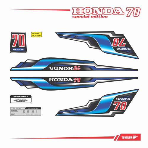 Jual STIKER HONDA C70 STRIPING DECAL C70 RACING SPECIAL EDITION 2 ...