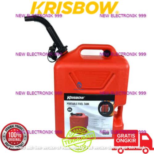 Jual Krisbow Jerigen Bensin Plastik 20 Ltr GASOLINE TANK PLASTIC 20L ...