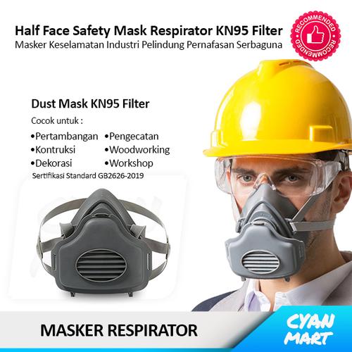 Jual Masker KN95 Industri Cat Woodworking Half Face Safety Mask ...