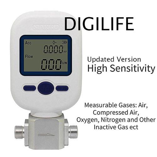 Jual Flow Meter Gas MF5708 Air Flowmeter Tester Digital Oxygen Nitrogen ...