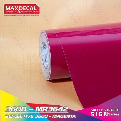 Jual [Meteran] Maxdecal Reflective Scotlite 3642 Magenta 60cm - Kab ...