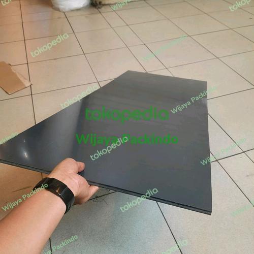 Jual PVC Grey Sheet 10mm x 50cm x 120cm / PVC Lembaran abu-abu ...