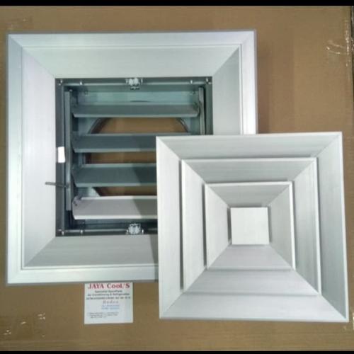 Jual Diffuser ducting ac 43x43 ukuran luar + cerobong 10 inch difuser ...