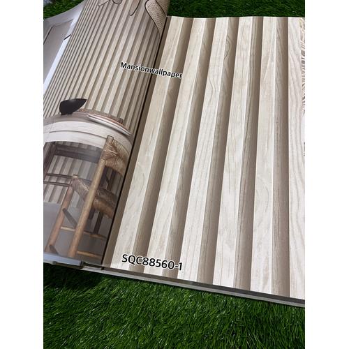 Jual Wallpaper Dinding Korea Motif Panel Kayu WPC Coklat - SQC88560-1 ...