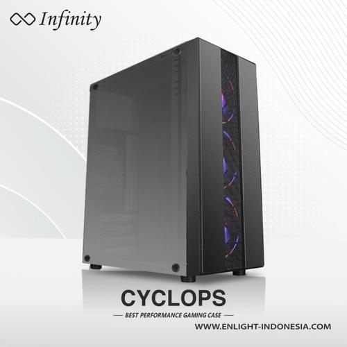 Jual Gaming Case INFINITY CYCLOPS | ATX mATX Mid-Tower Casing - Kota Banjarmasin - Mega Surya ...