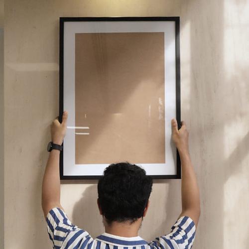 Jual Black Fiber Frame - Bingkai Fiber Hitam Pigura Minimalis - 20x30 ...