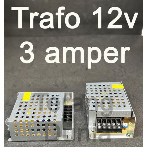 Jual Trafo 12v 3amper Trafo ledstrip 12v 3a Trafo 3a 12v Balas 3a 12v ...