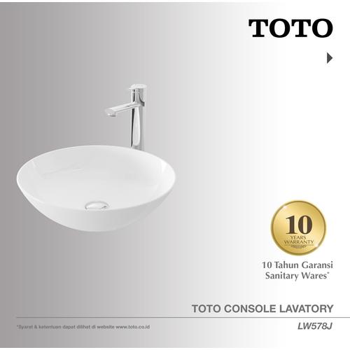 Promo TOTO Wastafel LW578J | Wastafel - Wastafel Cuci Tangan - Lavatory - COMPLETE SET Cicil 0% ...