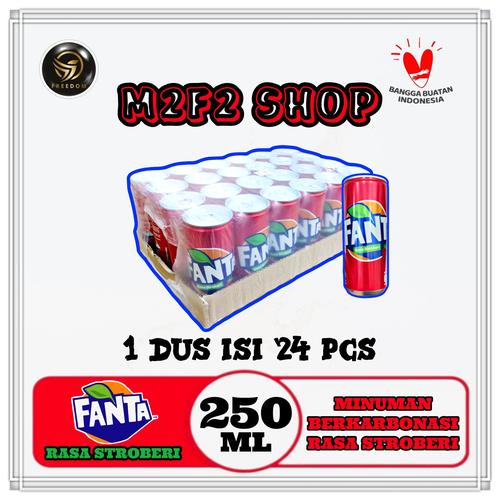 Jual Fanta Merah Minuman Bersoda Kaleng | Can - 250 ml (Harga Karton ...