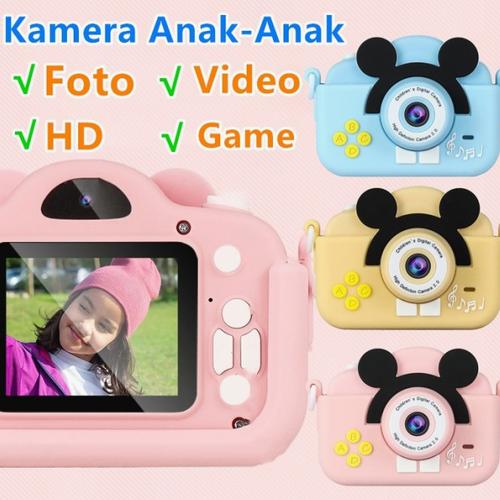 Promo Mickey HD Kamera Anak Digital Lensa Ganda Video 1080p For Anak ...
