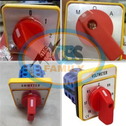 Jual TAB Selector Switch 1-0-2 SA16 / Rotary Cam Switch 1-0-2 / 1P 2P ...