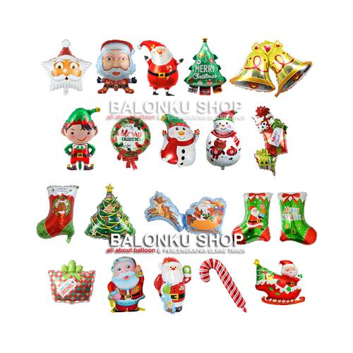 Jual Balon Natal / Balon Merry Christmas / Balon Aneka Natal / Balon ...