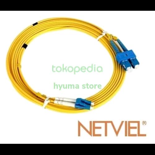 Jual Patch Cord Netviel SC LC Singlemode 2m - SC LC 2 Meter - Kab ...