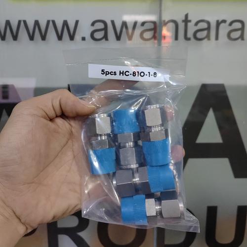 Jual Alloy C-276 Hastelloy Male Con 1/2" OD x 1/2" MNPT Swagelok HC-810 ...