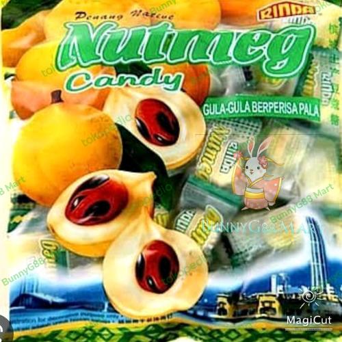 Jual RINDA NUTMEG CANDY/PERMEN PALA IMPOR/KEMBANG GULA KHAS PENANG ...