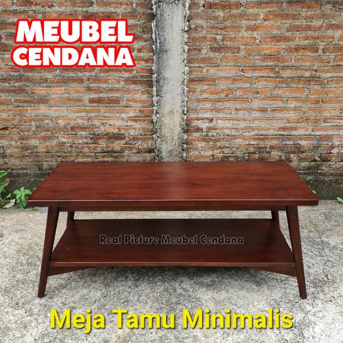Jual meja tamu retro jati, meja tamu vintage jati, meja tamu minimalis ...