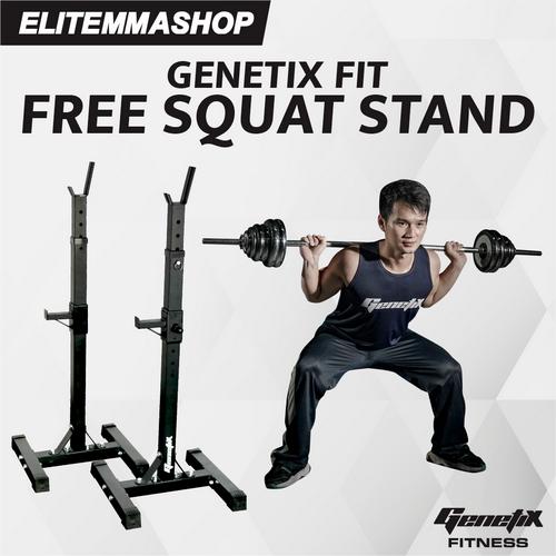 Promo GENETIX FIT Free Squat Stand - Rack Only, Tanpa Plate Cicil 0% 3x ...
