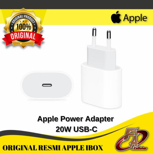 Jual Apple Power Adapter 20W USB-C - Original Resmi IBOX - Kota ...