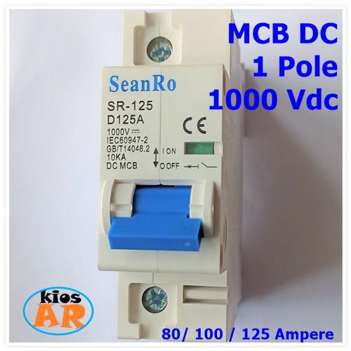 Jual Circuit Breaker MCB DC-1P 1Pole 1000V 80/100/125A - 1P 80A - Kota ...