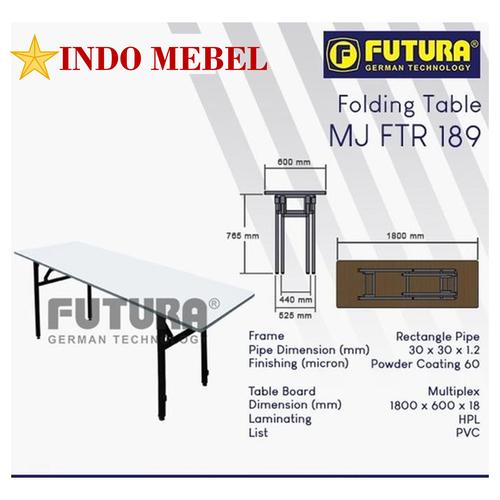 Jual Meja Lipat Besar Futura FTR 189 Uk 180 / Folding Table / Meja ...