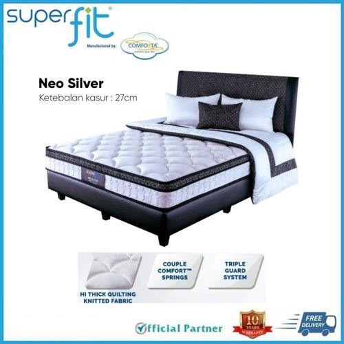 Jual Kasur Spring Bed Comforta Super Fit Neo Silver (Full set) - Kab ...
