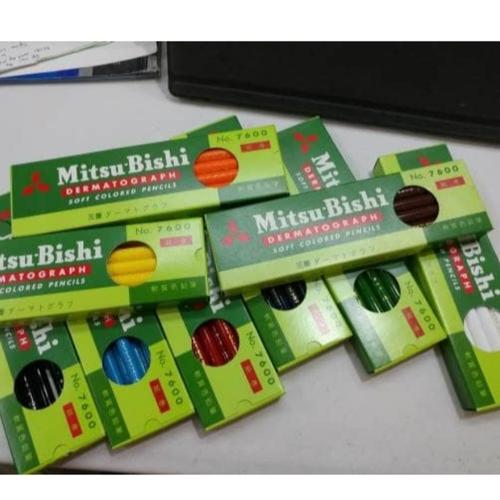 Jual pensil kaca mitsubishi dermatograph 7600 original harga 1 pcs ...