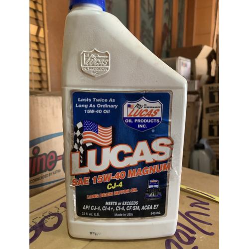 Jual Oli Mesin Lucas Oil SAE 15W-40 Magnum Biru Diesel Engine Original ...