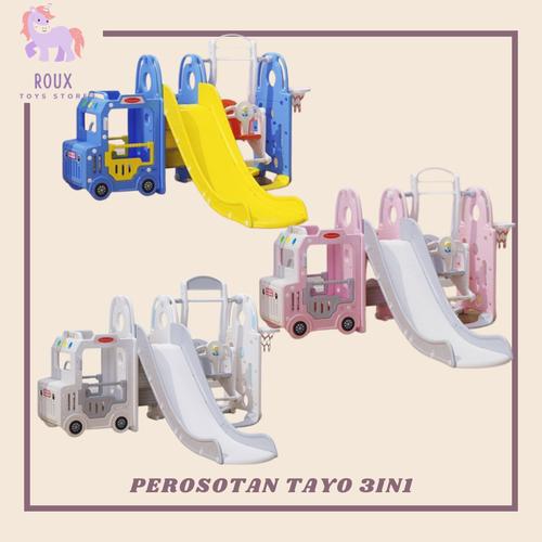 Jual PEROSOTAN ANAK AYUNAN BUS TAYO 4 IN 1 SWING SLIDE PROSOTAN ...