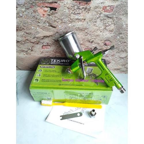 Jual TEKIRO K3 Spray Gun Spraygun Semprot Angin Cat Tabung Atas 200 CC ...