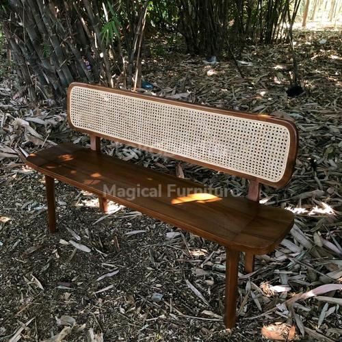 Jual Kursi Panjang Bench Rotan Kayu Jati Kombinasi Rotan Asli - Kab ...