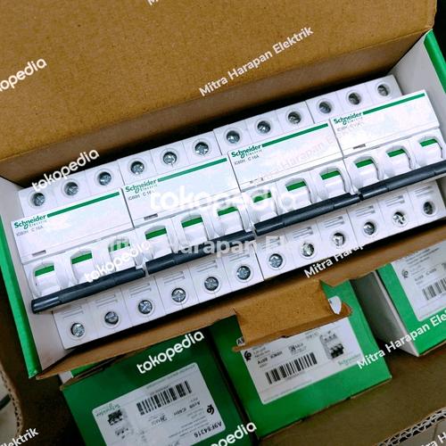 Jual MCB 3P -6A/10A/16A/20A IC60H SCHNEIDER MCB 3 PHASE 10K.A SNI - Jakarta Barat - Mitra ...