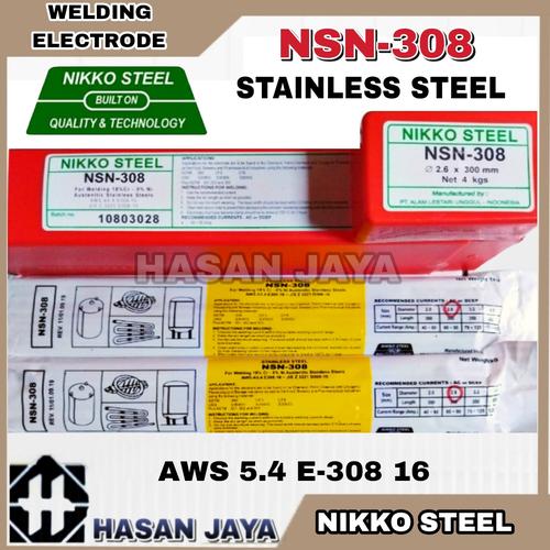Jual kawat las stainless nikko steel nsn 308 per 1kg - Kab. Sidoarjo ...
