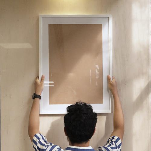 Jual White Fiber Frame - Bingkai Fiber Putih Pigura Minimalis - 20x30 ...
